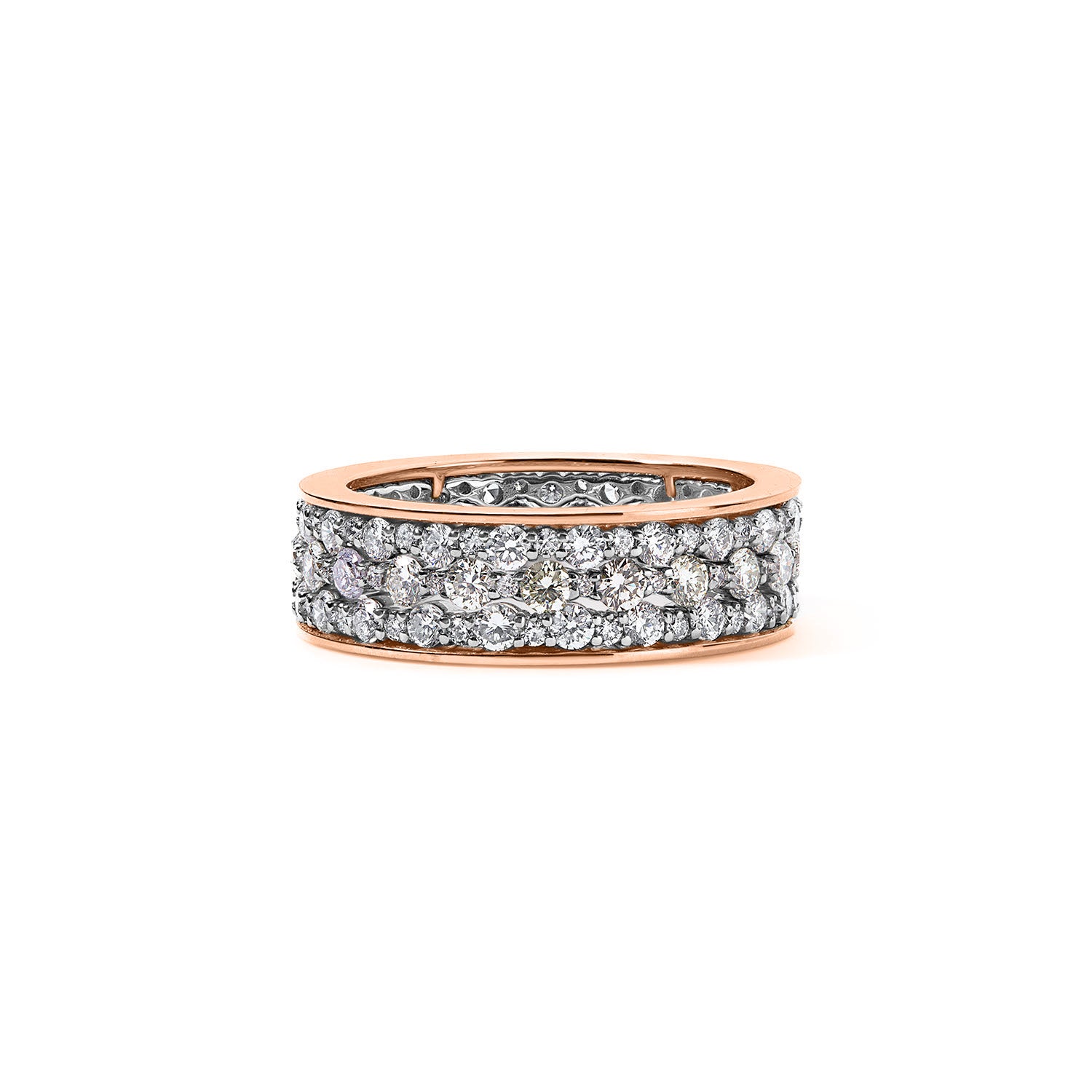 Mini Scalloped Diamond Stack Rings