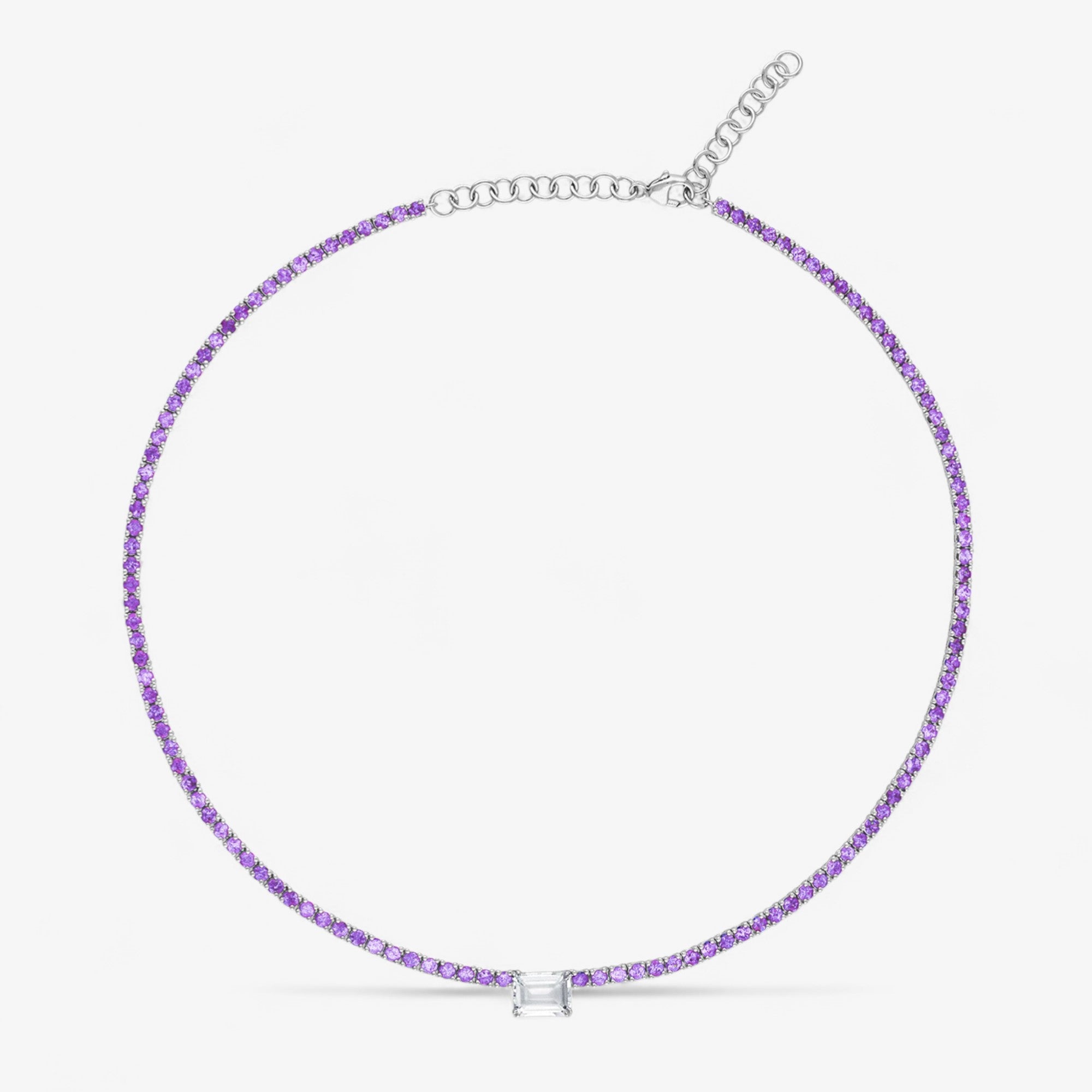 Amethyst Emerson Tennis Choker | Stephanie Gottlieb