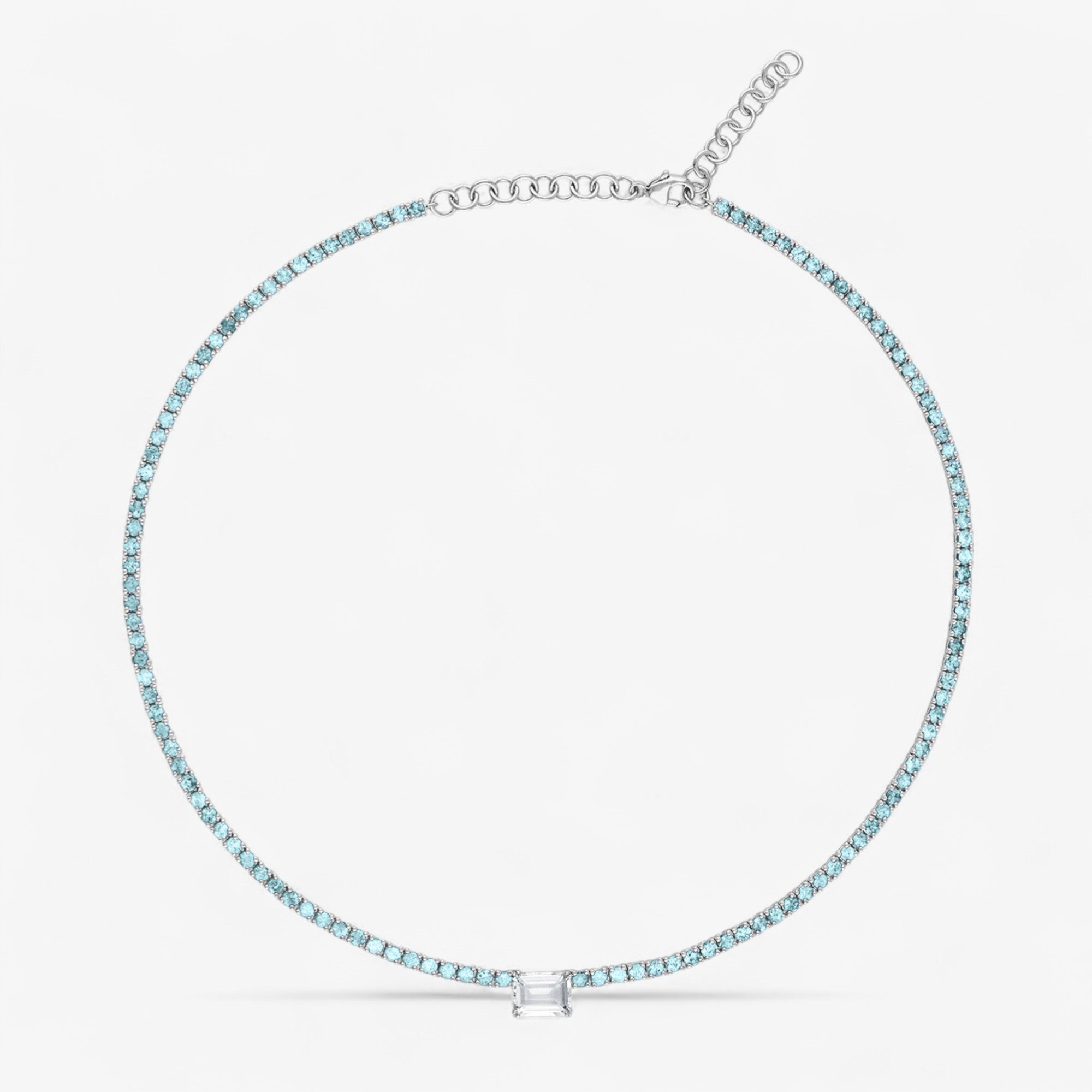 Aquamarine Emerson Tennis Choker