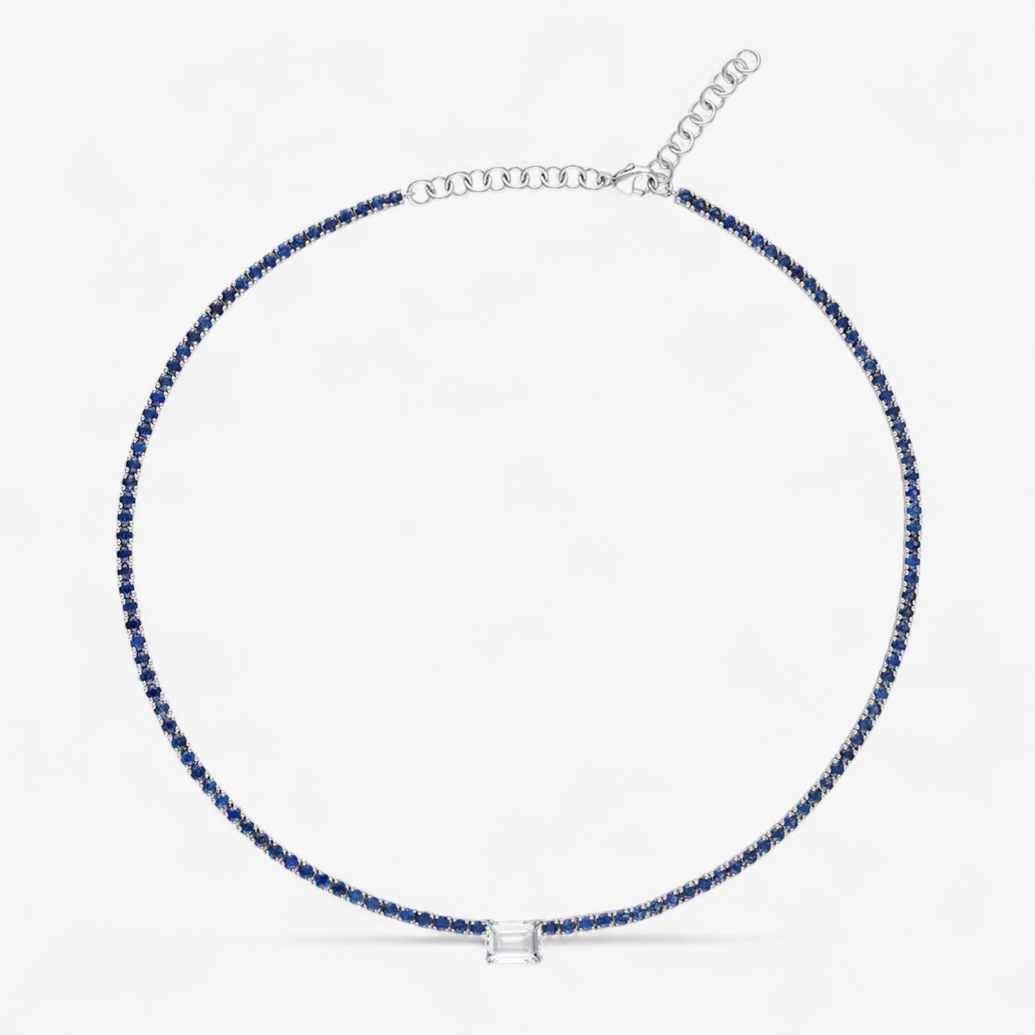 Blue Sapphire Emerson Tennis Choker