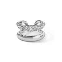 Madison Gold and Diamond Double Domed Ring