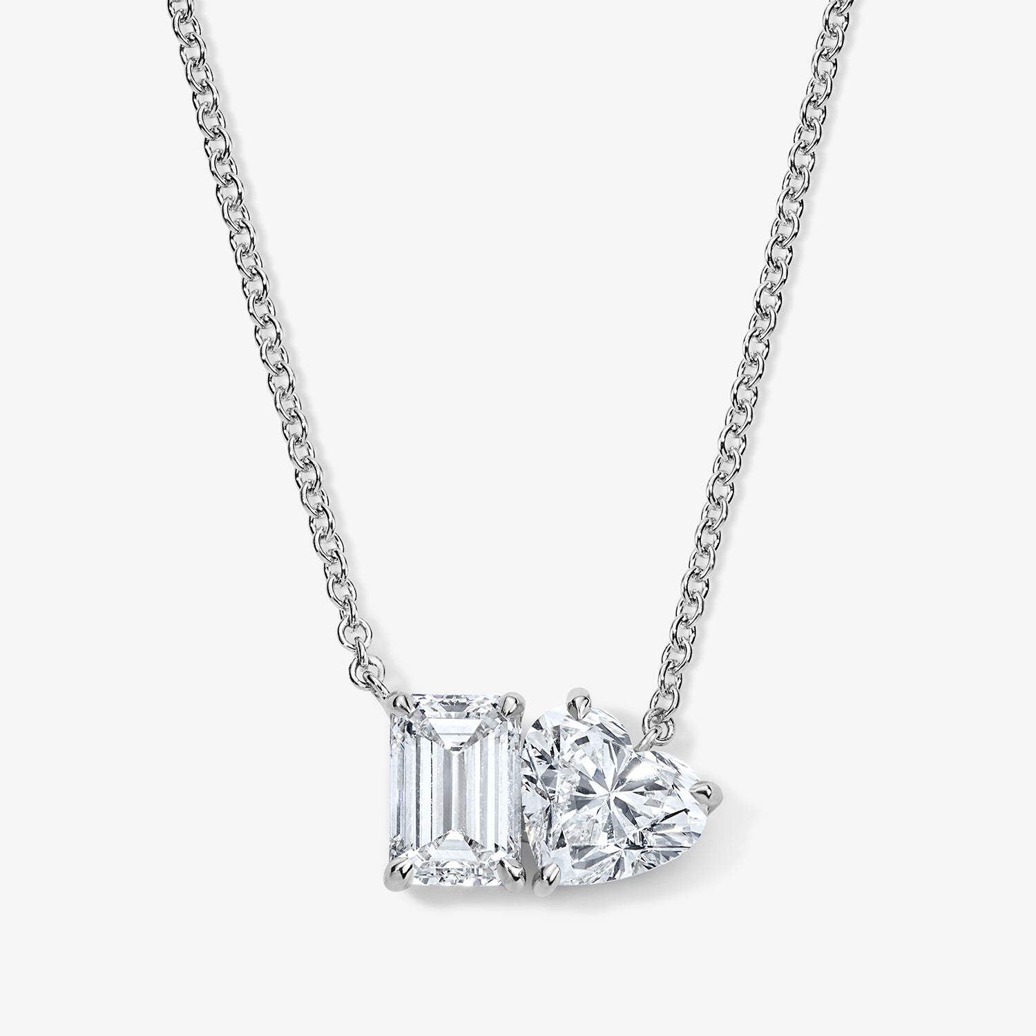 Undecided Emerald and Heart Necklace | Stephanie Gottlieb