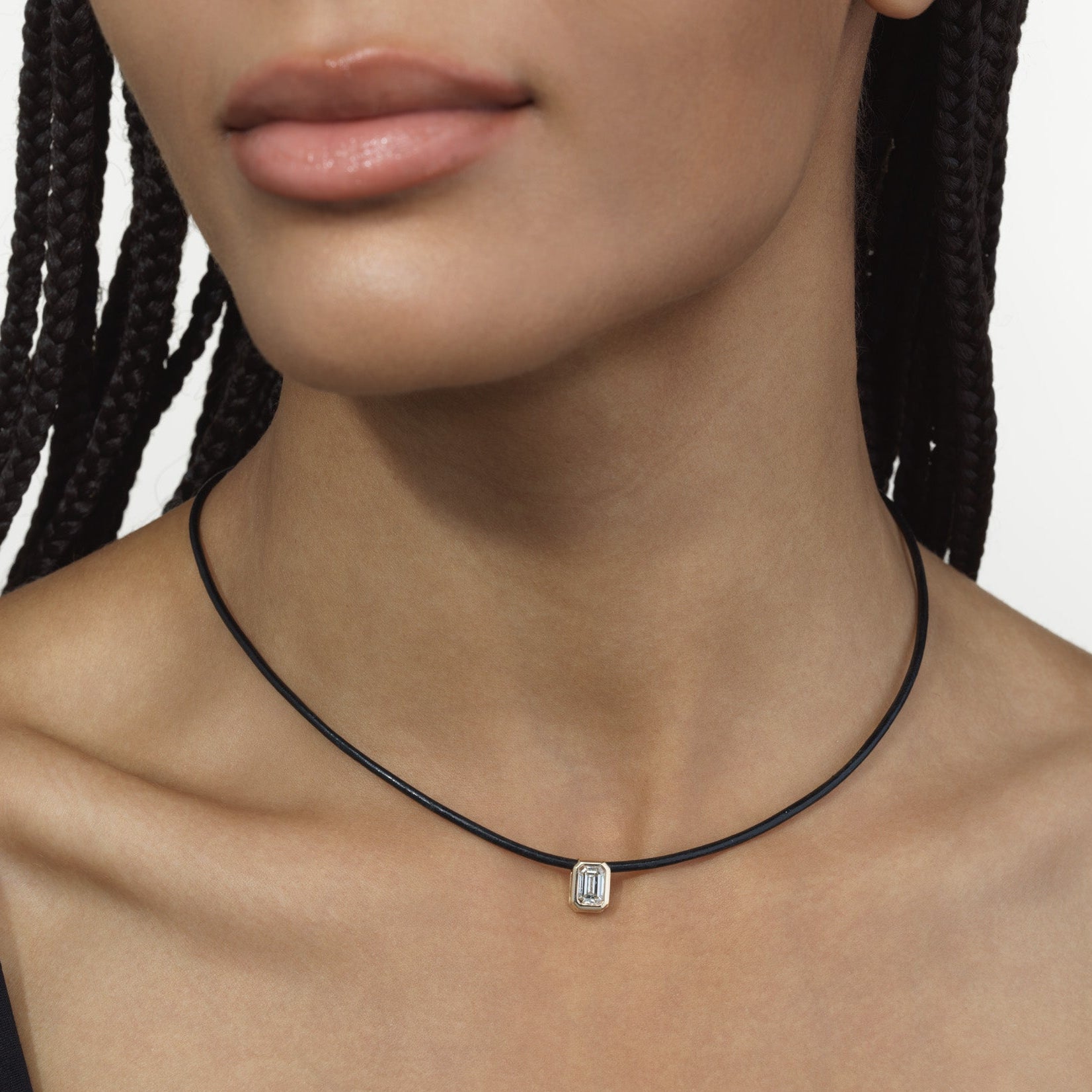Emerald Cut Diamond Necklace | Stephanie Gottlieb | Stephanie Gottlieb