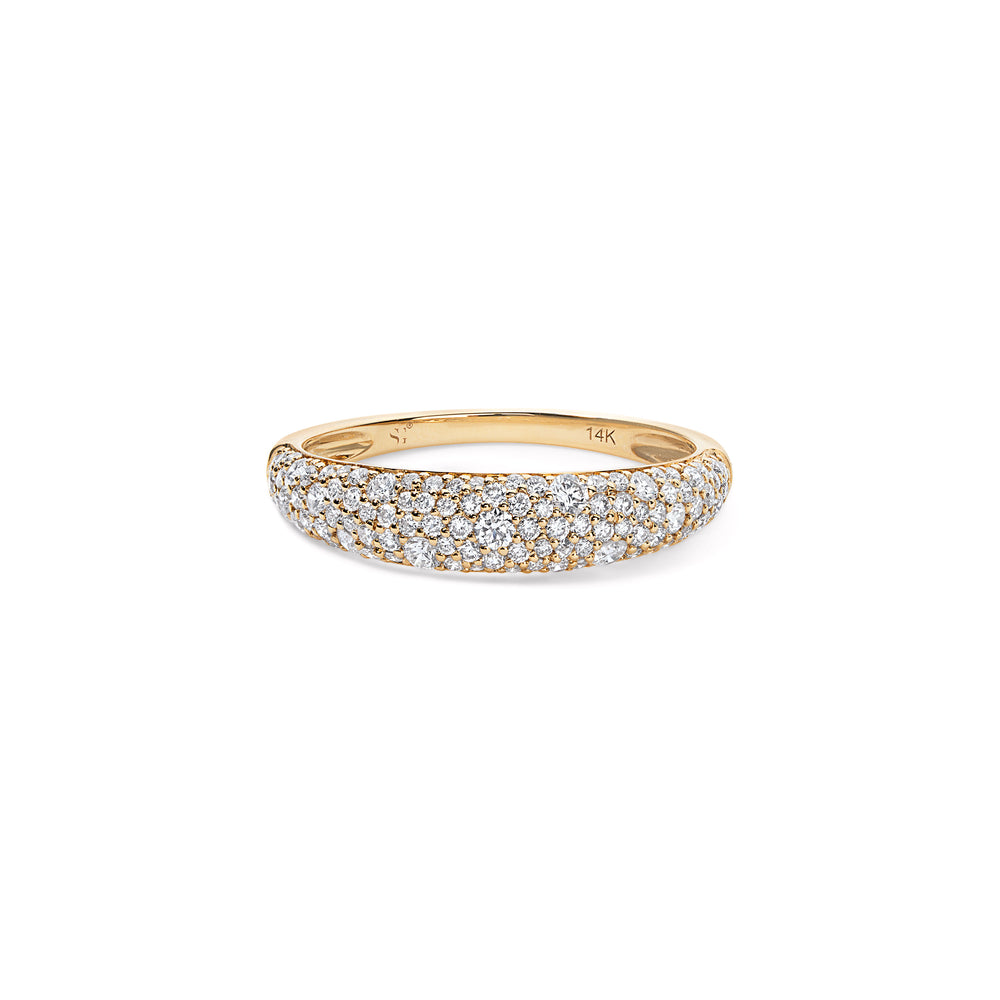 Madison Diamond Domed Stack Ring