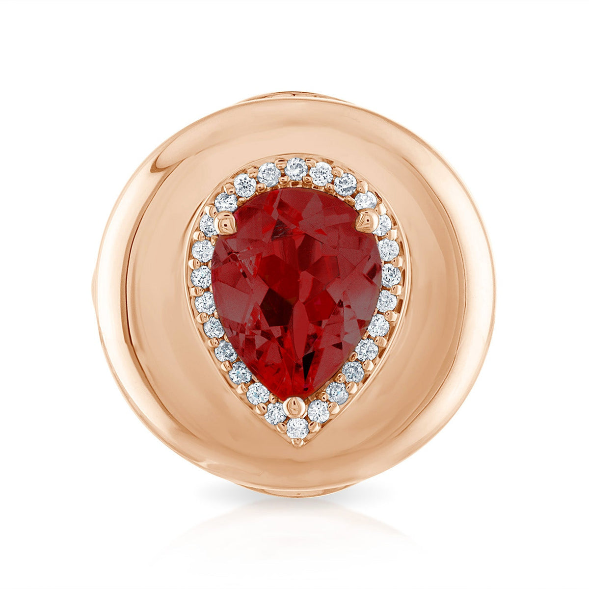 Candy Button Pear Ring