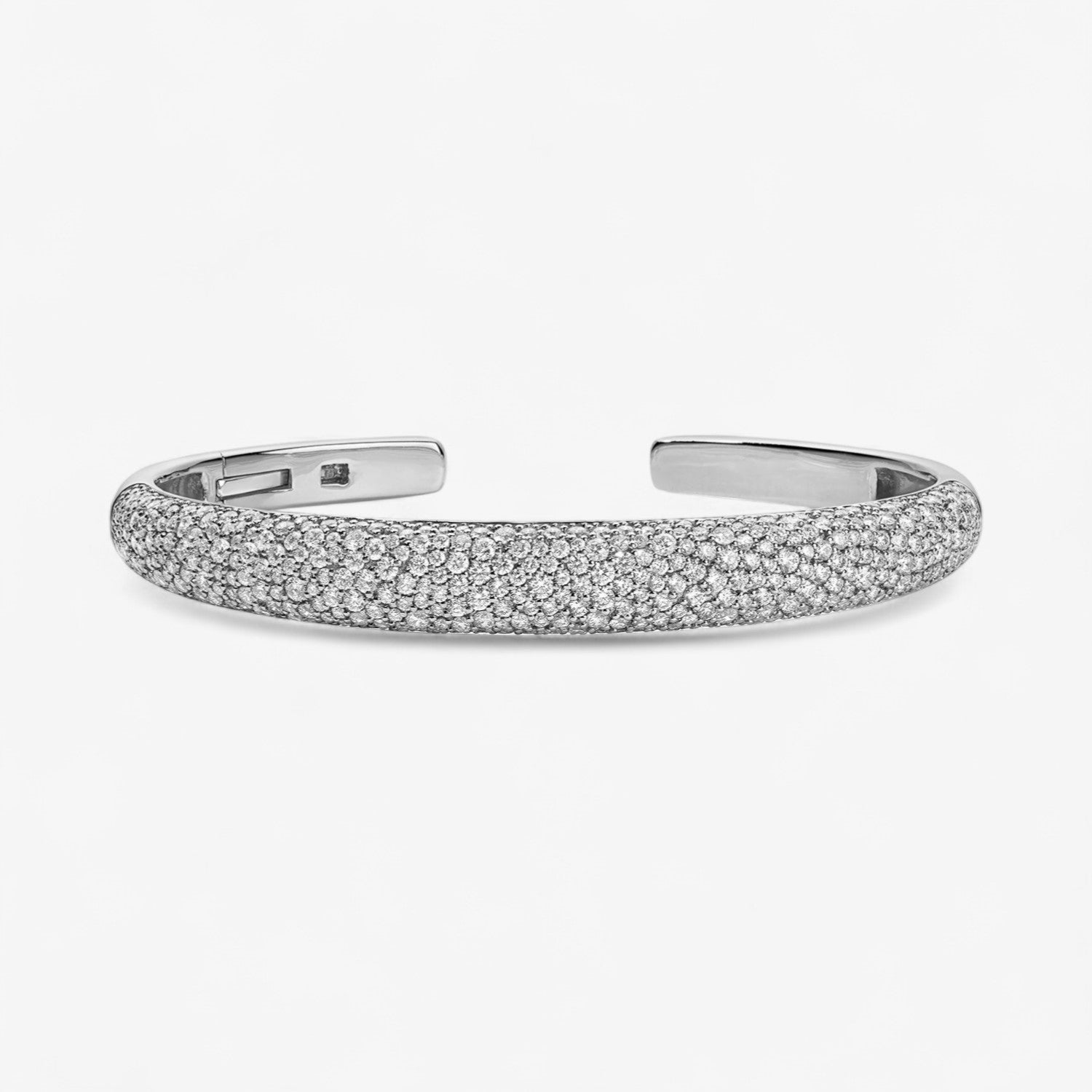 Madison Domed Pave Bangle | Stephanie Gottlieb