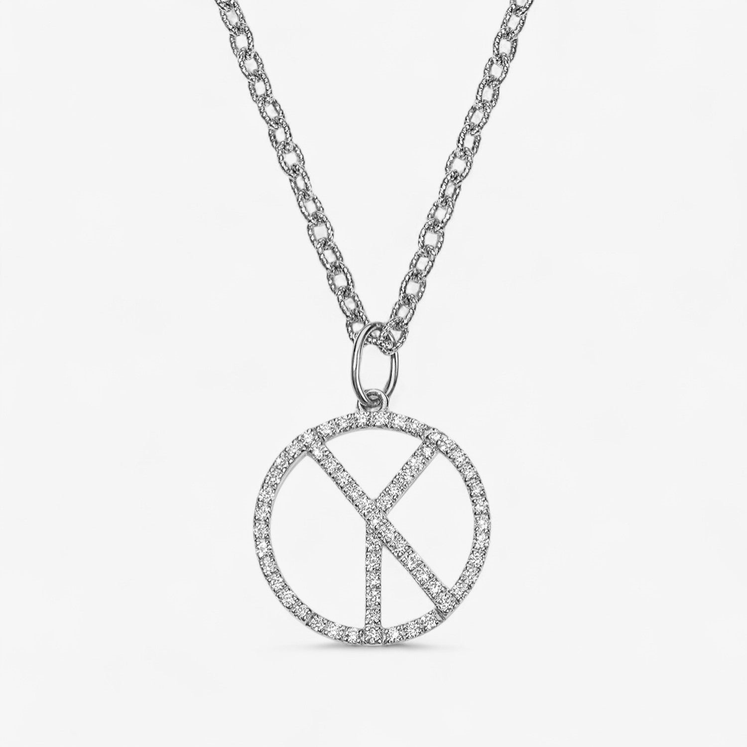 Small Diamond Hidden Initial Necklace | Stephanie Gottlieb