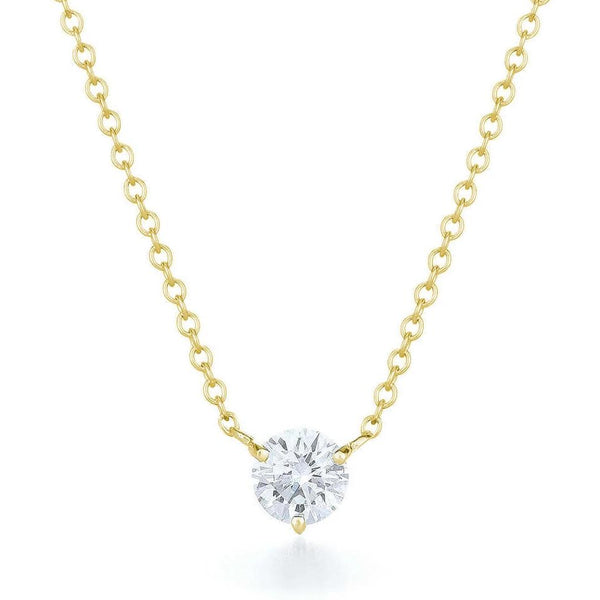 Diamond Solitaire Necklace